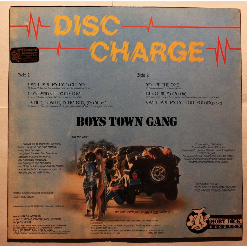 Disc charge - Boys Town Gang - ( LP ) - セラー： cruisexruffalo - Id:119382304