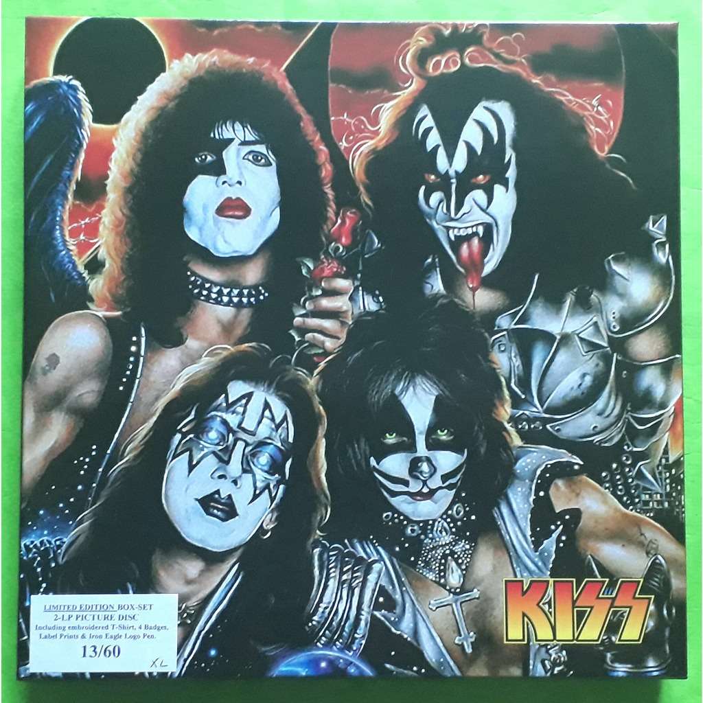 Kiss-(limited édition)(box)(2lp)(pic-disc)+(t-shirt/badges/pen ...