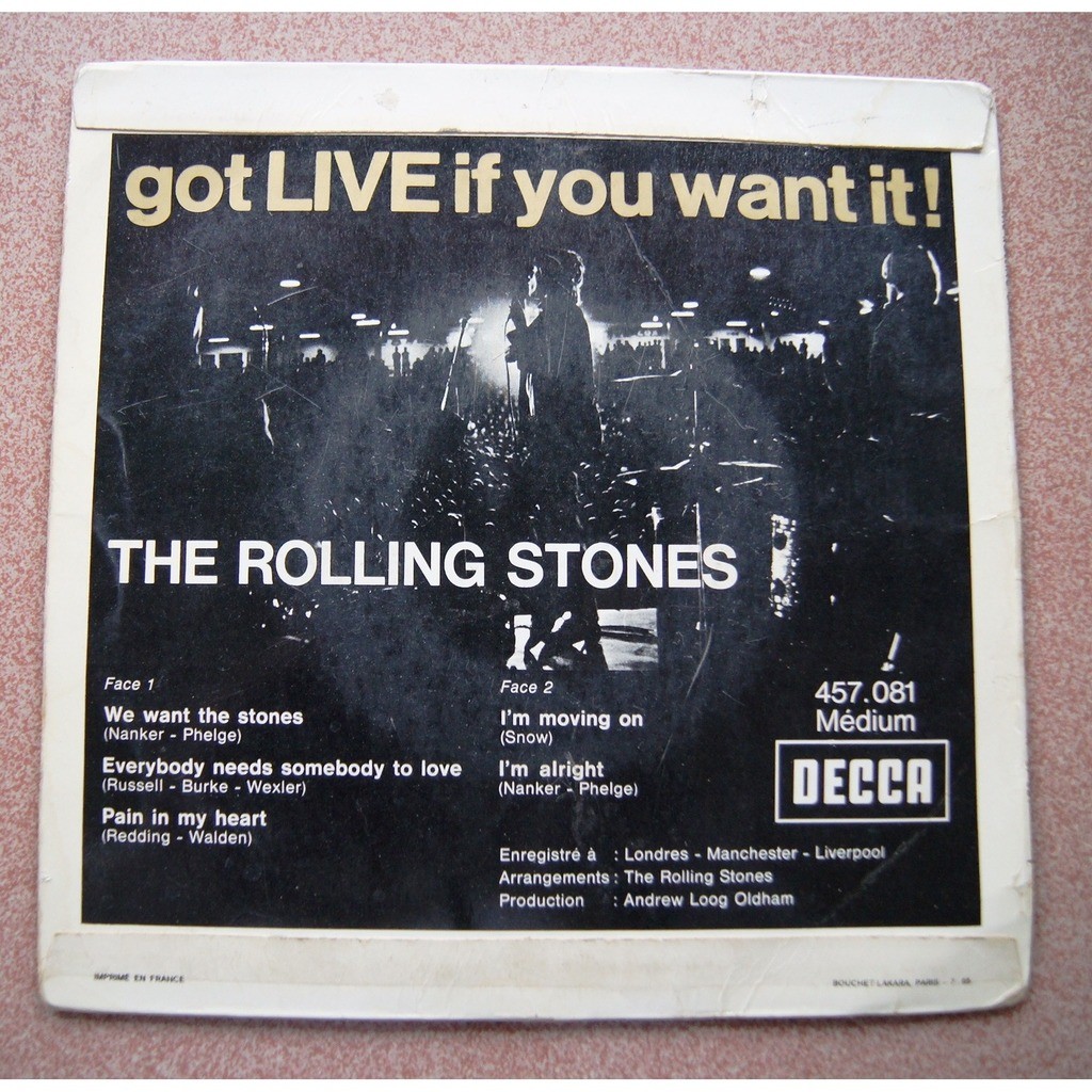 Got live if you want it by The Rolling Stones, EP with 4059jacques ...