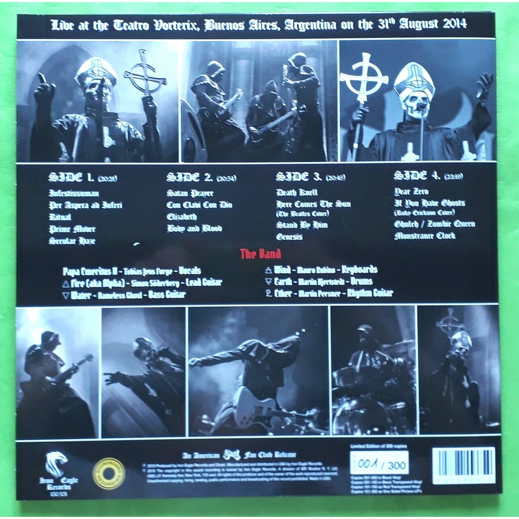 Ghost (limited édition)(2lp)(box)(black transparent vinyl)(50 copies ...