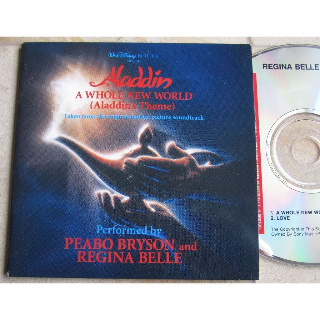 A whole new world (aladdin's theme) by Peabo Bryson & Regina Belle, CDS with 154recordshop - Ref ...