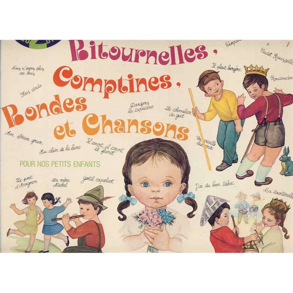 Ritournelles comptines rondes et chansons 35 titres de Colette Et Jean ...