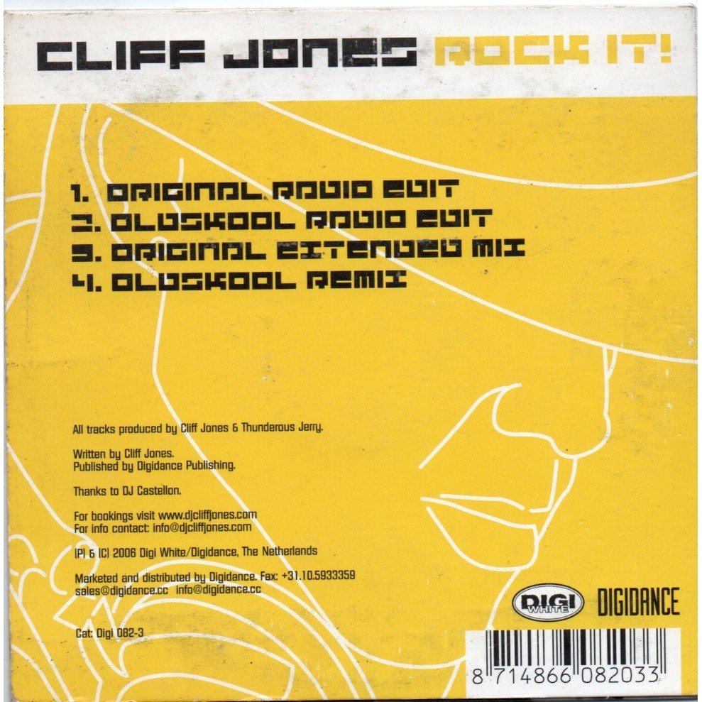 Rock it de Cliff Jones, CDS chez tubomix - Ref:119481627