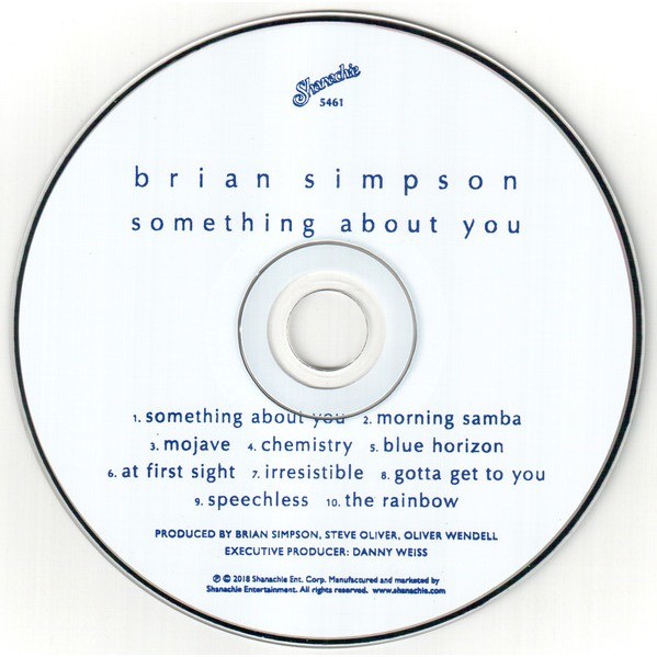 Something about you de Brian Simpson, CD chez kamchatka - Ref:119485910