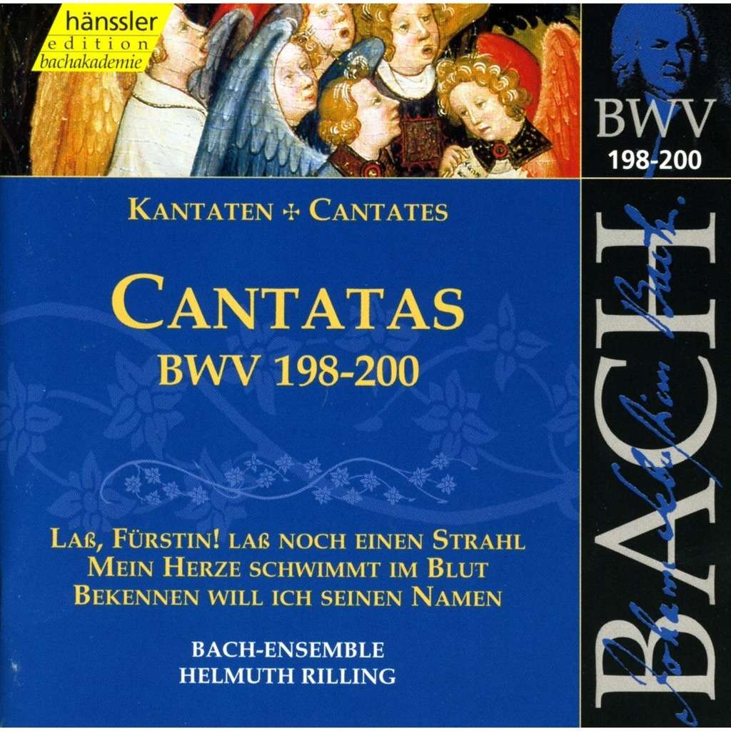 Edition bachakademie vol 60 - cantatas 198-200 / stuttgart bach ...