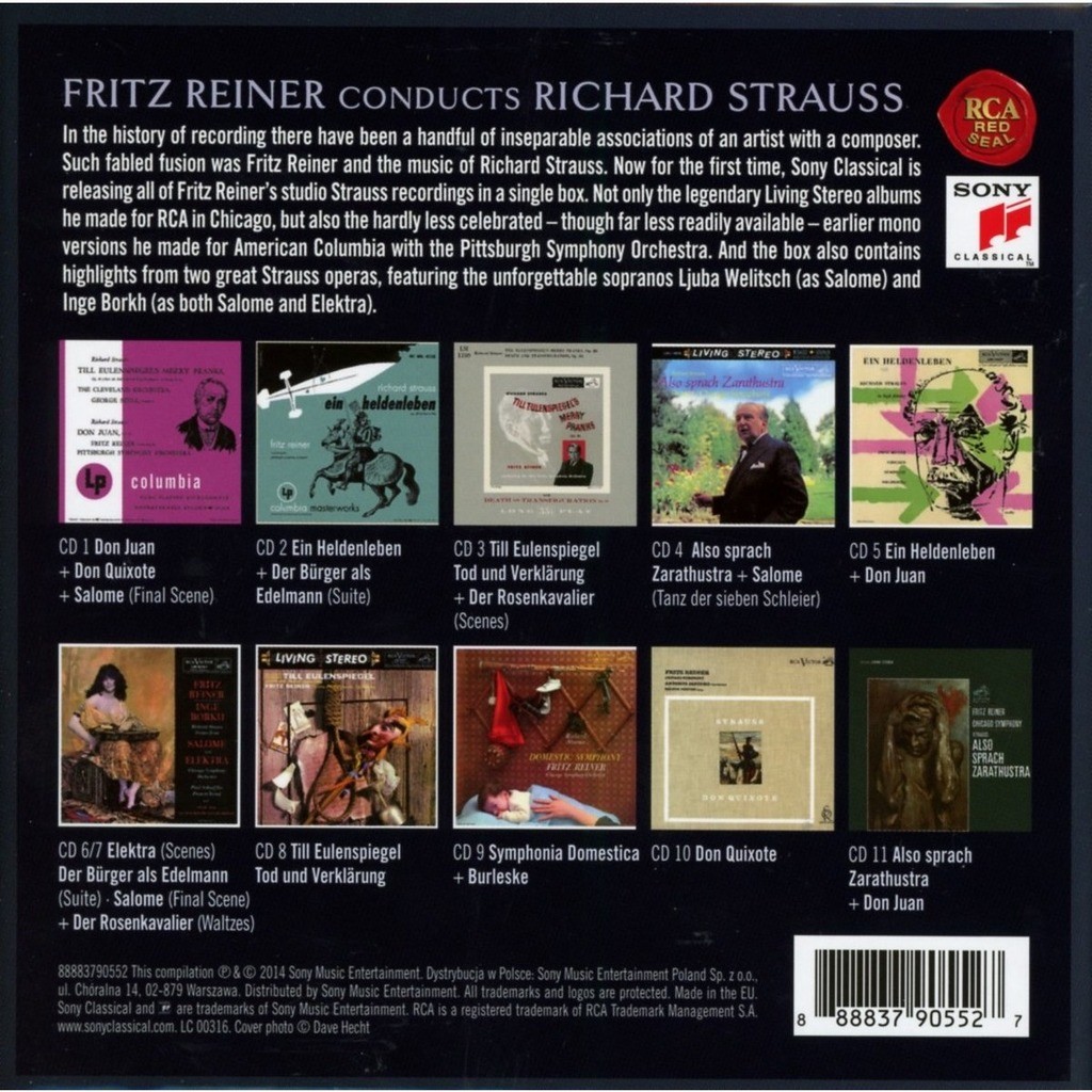Fritz reiner conducts richard strauss / the complete rca and columbia recodings by Strauss ...