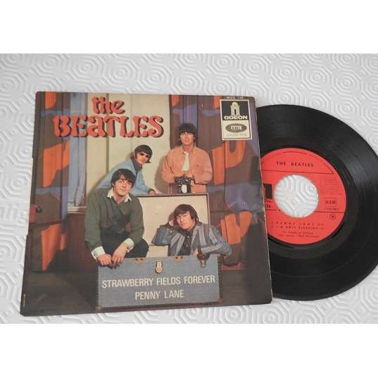Strawberry fields forever / penny lane de The Beatles, EP chez mick95 - Ref:119506048