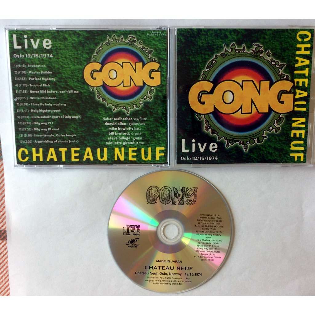 Chateau neuf by Gong, CD with galaxysounds - Ref:1511037172