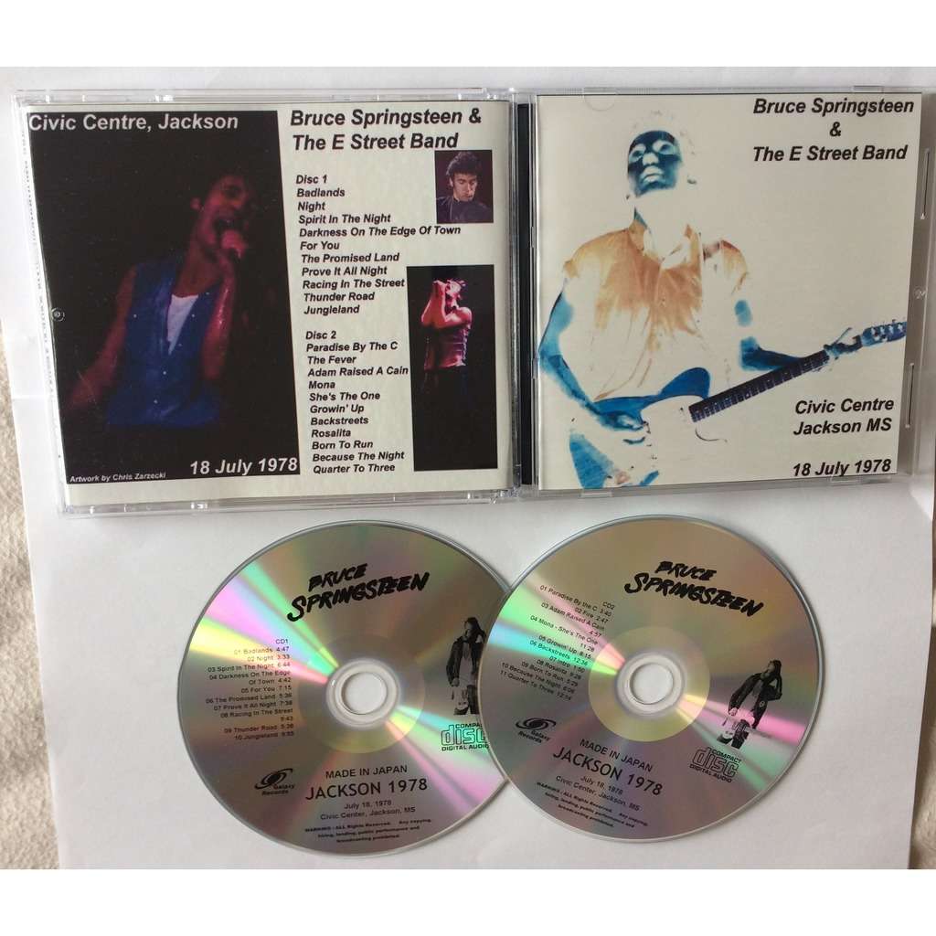 Jackson 1978 by Bruce Springsteen, CD with galaxysounds - Ref:1518283575