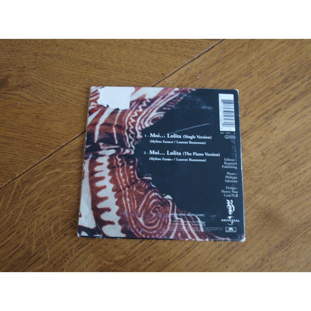 Moi lolita by Alizee, CDS with petitepom - Ref:116584227