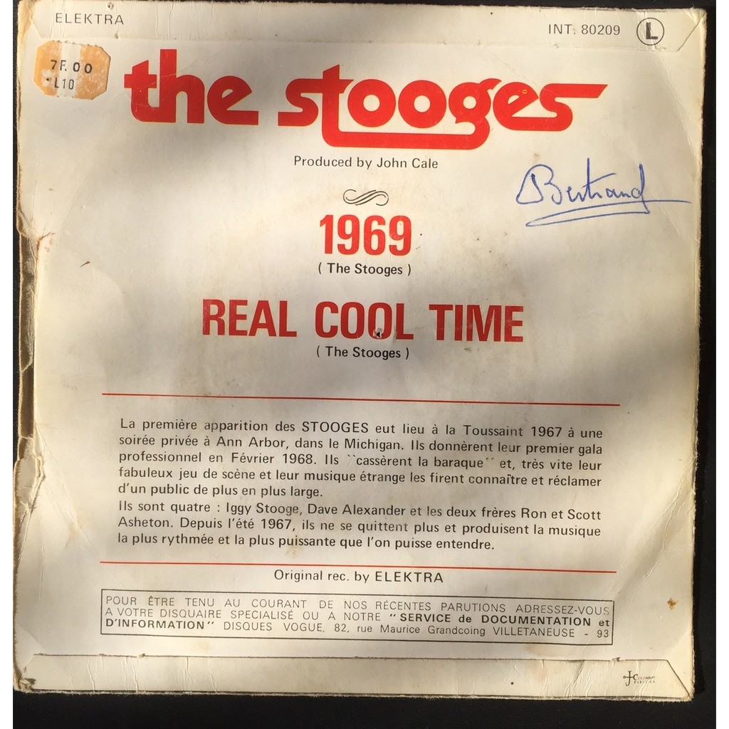 1969 / real cool time de The Stooges, SP chez charlyx - Ref:119532653