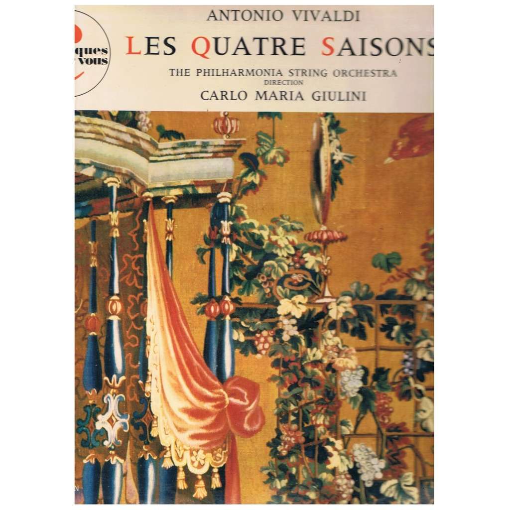 Vivaldi les quatre saisons de Vivaldi / Carlo Maria Giulini, 33T chez ...