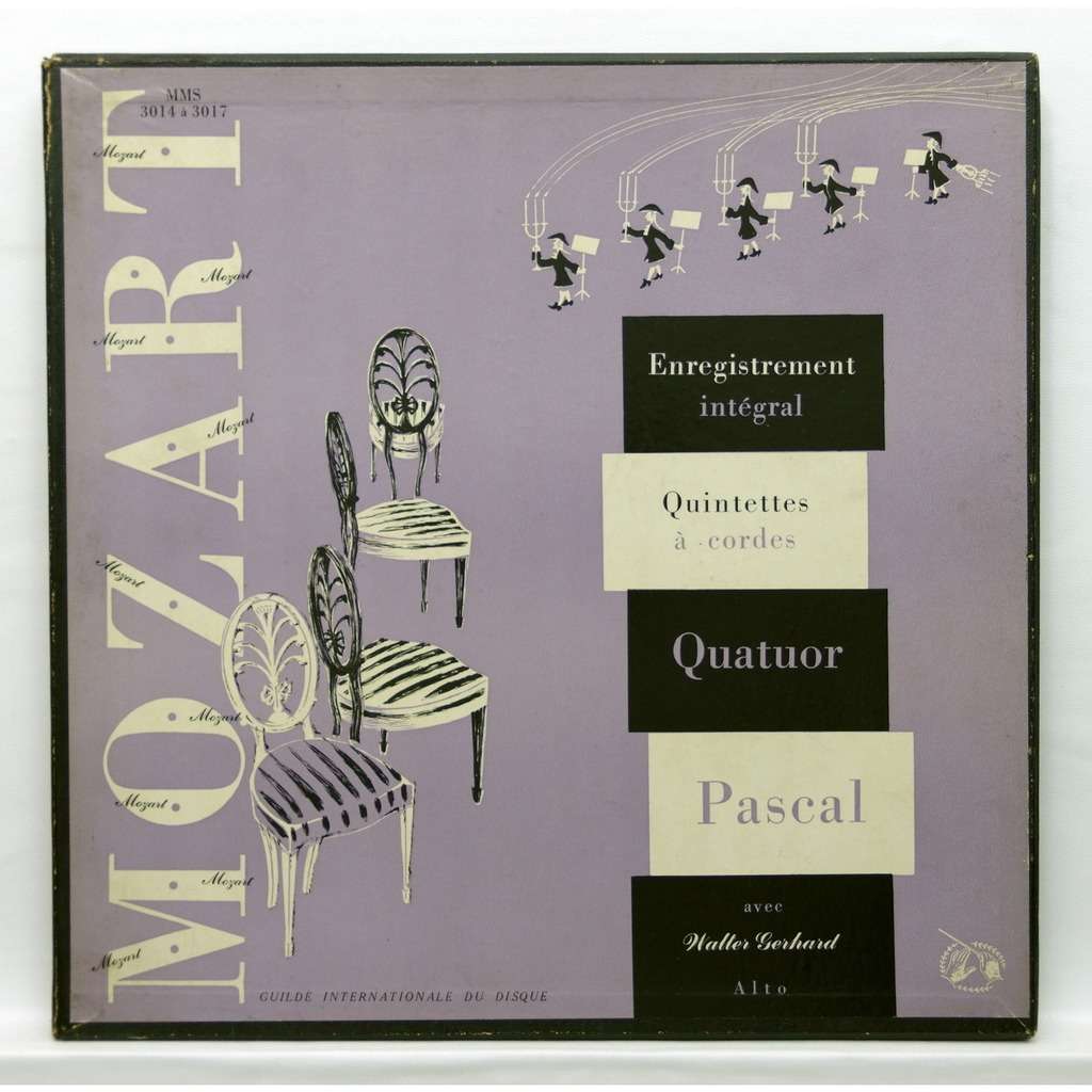 Mozart : complete string quintets by Quatuor Pascal, LP Box set with elyseeclassic - Ref:119561202