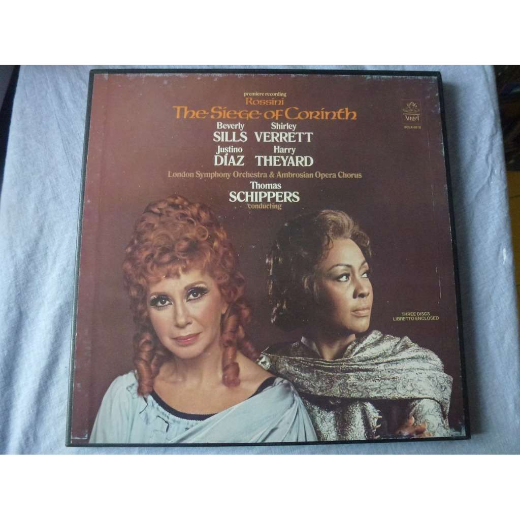 Rossini : siege of corinth - ( 3 lp set box stéréo ) by Schippers ...