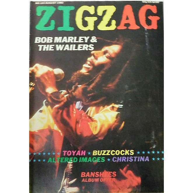 Zig zag (n.104 aug. 1980) (uk 1980 bob marley front cover magazine ...