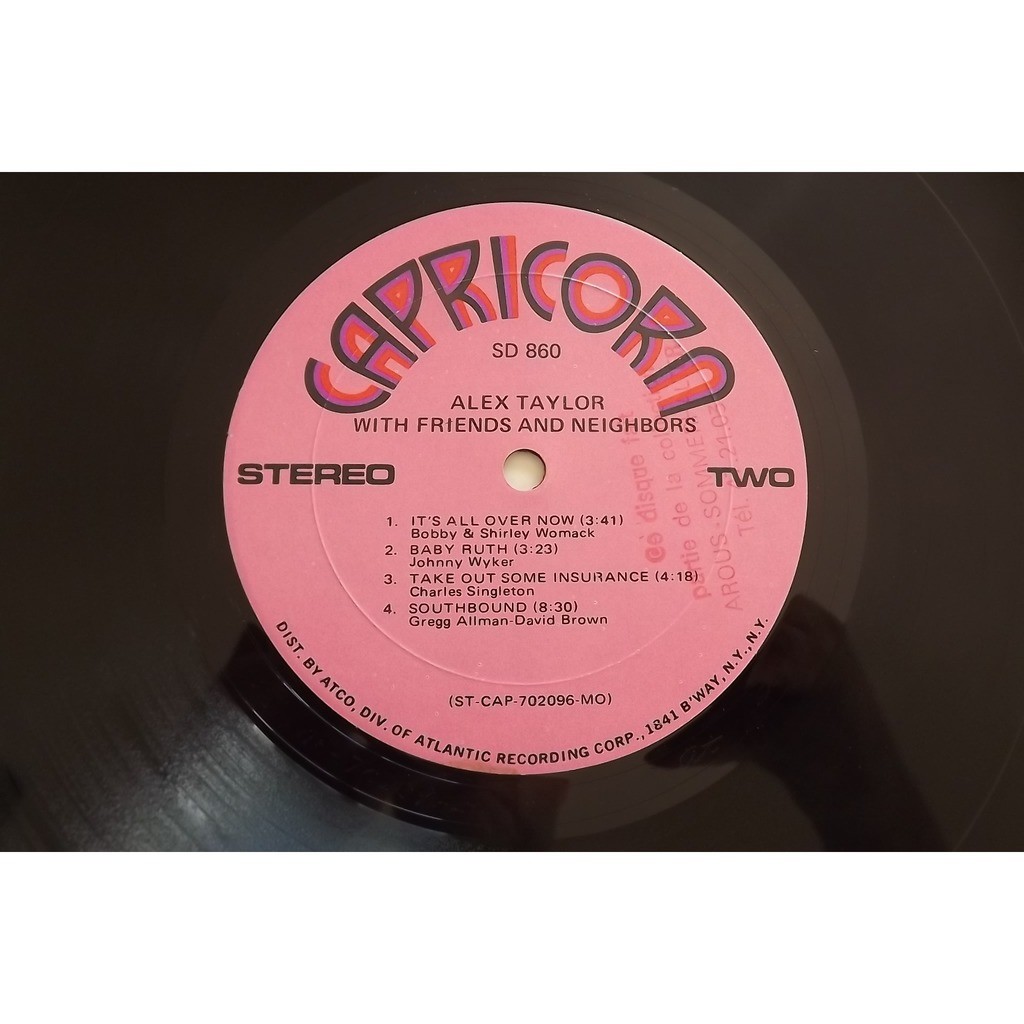 Alex taylor with friends and neighbors by Taylor Alex, LP Gatefold with ...