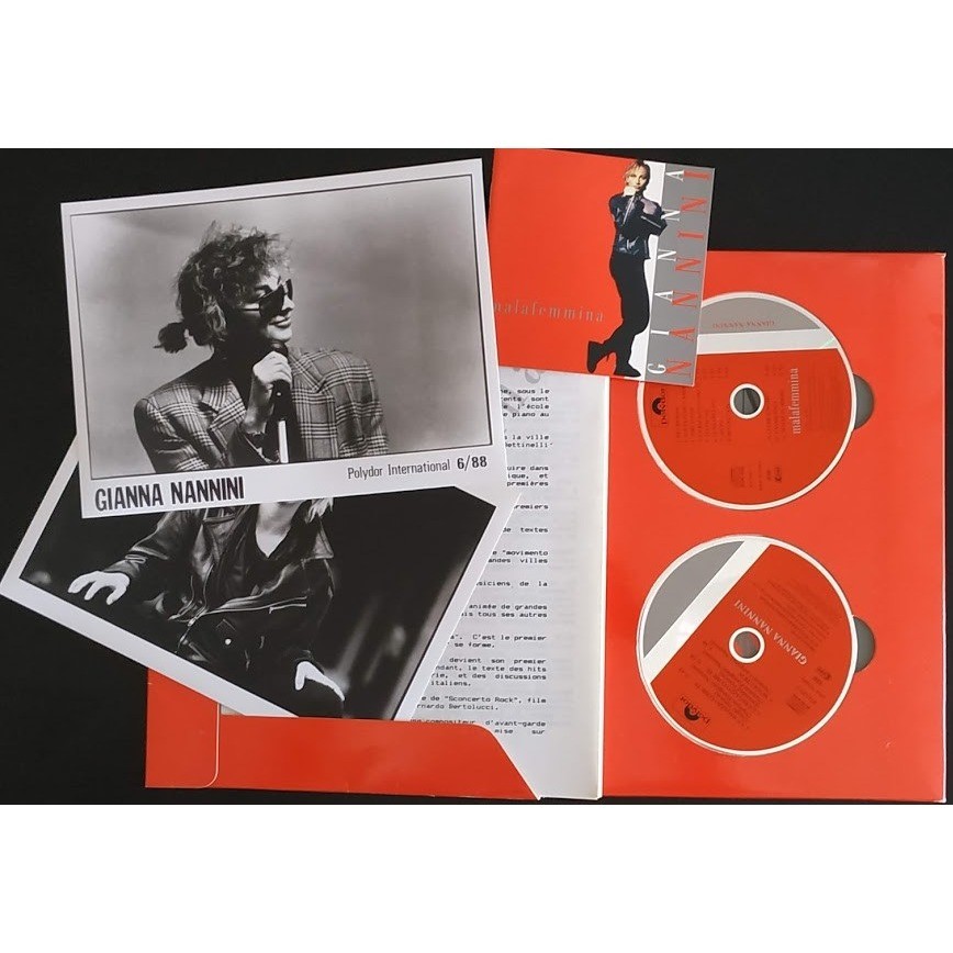 Malafemmina (french box hors commerce) by Gianna Nannini, CD box with ...
