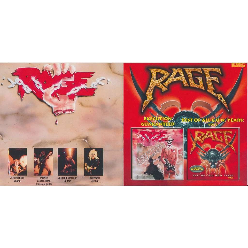 Execution guaranteed 1987 + best of al g.u.n. years vol. 2 2001 (2on1) by Rage, CD with burtech ...