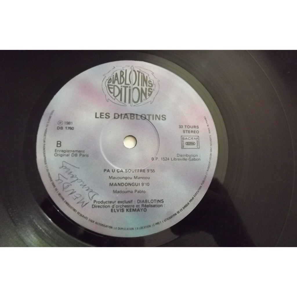 A paris vol. 1 de Les Diablotins, 33T Gatefold chez vendors2 - Ref ...