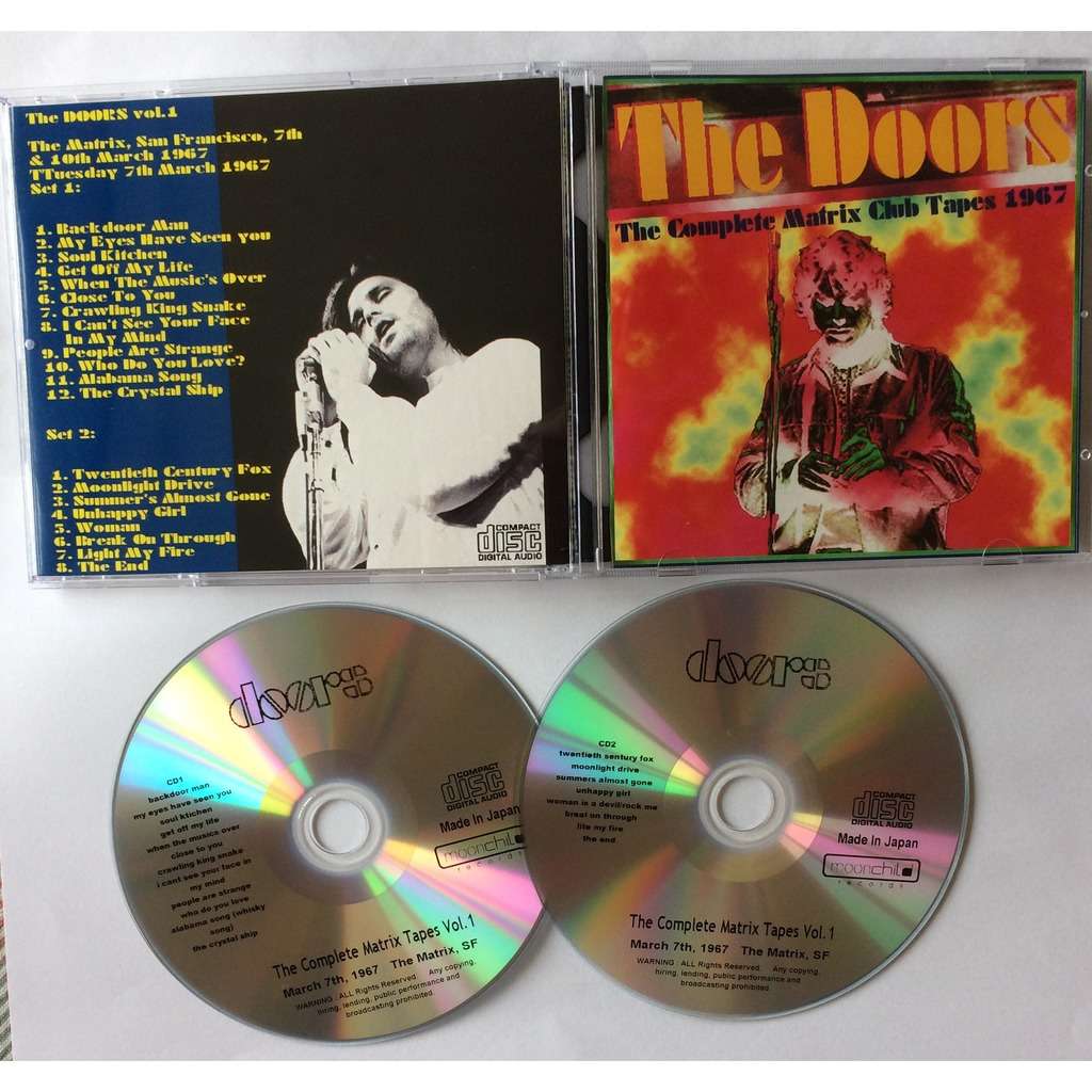 Matrix tapes volume 1 by Doors, CD x 2 with galaxysounds - Ref:1518064883