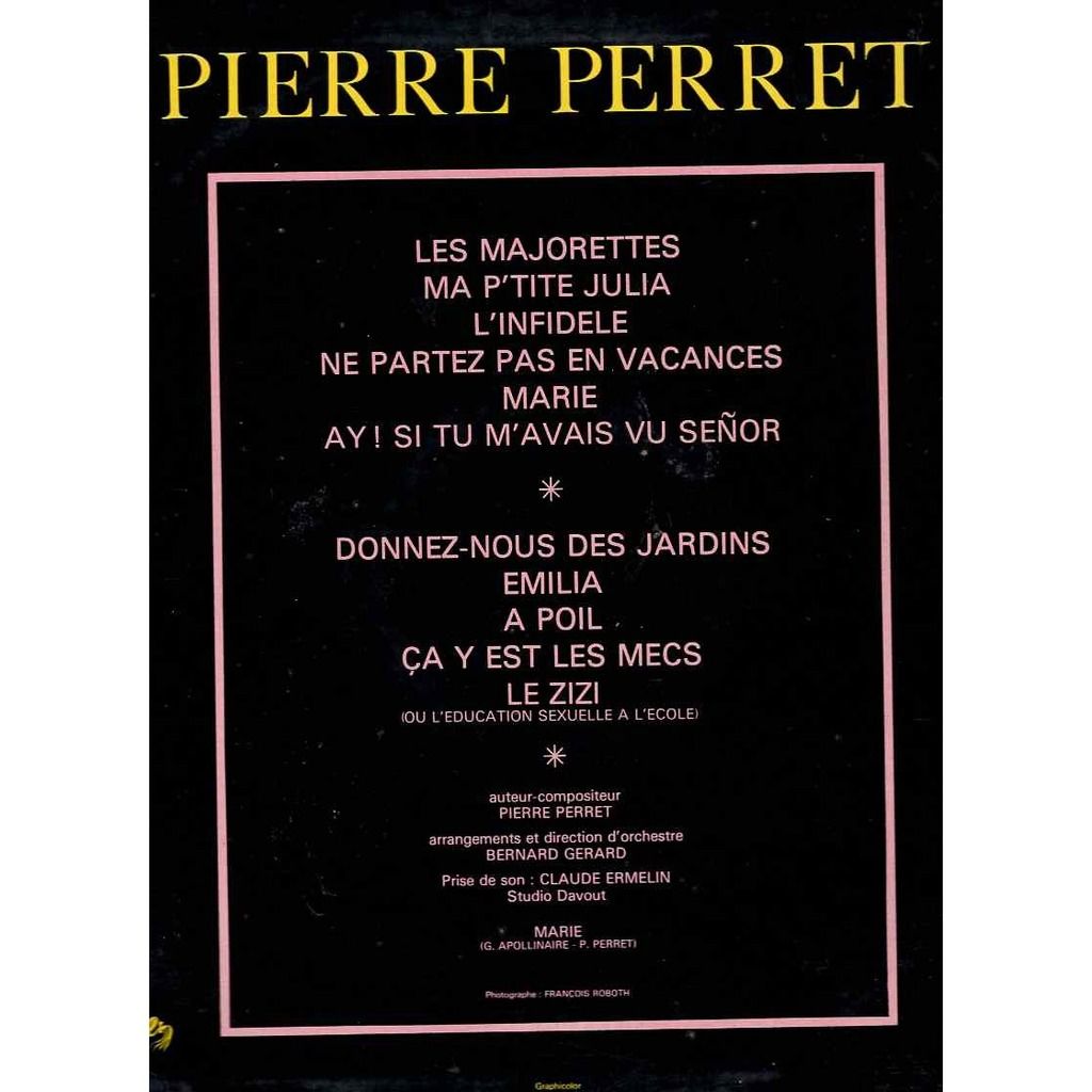 Le zizi / les majorettes / donnez nous des jardins / marie / a poil ...