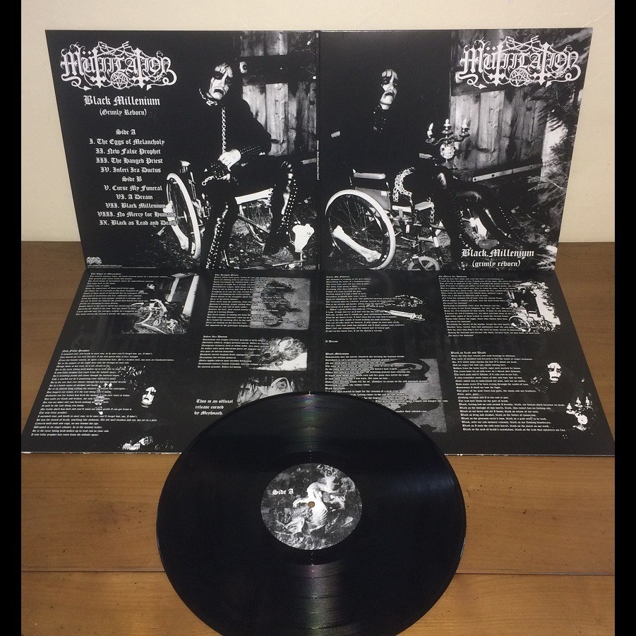 MUTIILATION black millenium (grimly reborn). black galaxy vinyl, LP ...