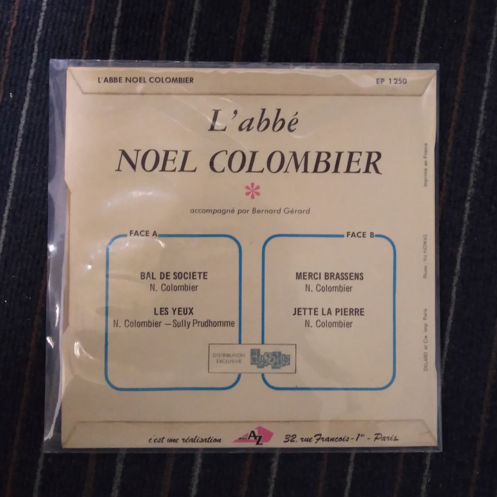 Bal de société de L'Abbé Noel Colombier, EP chez dipiz - Ref:119385587