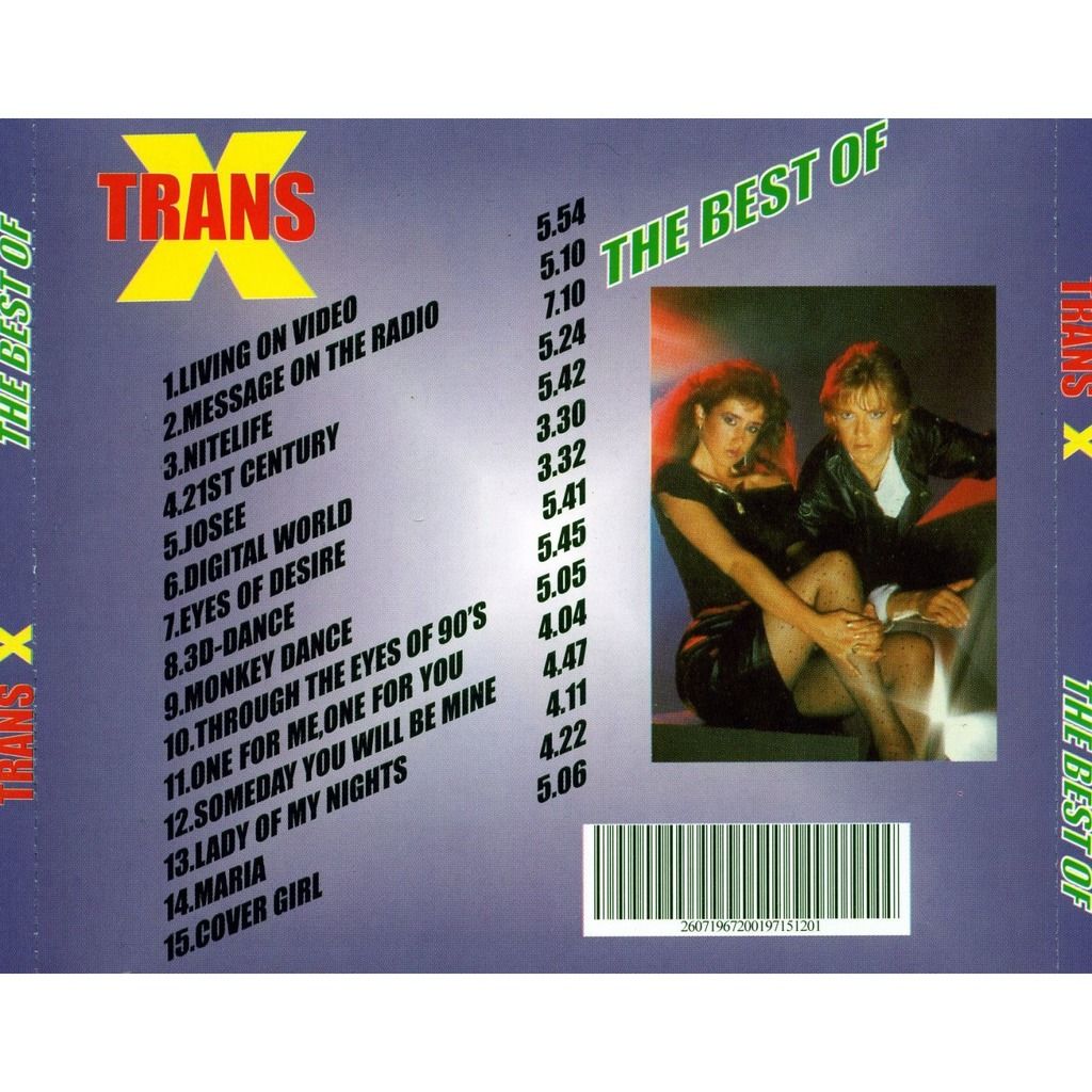 The best of cd by Trans-X, CD with forvater - Ref:119692647