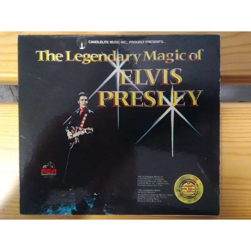 001 cd digipack the legendary magic of elvis presley 18 songs de Elvis ...