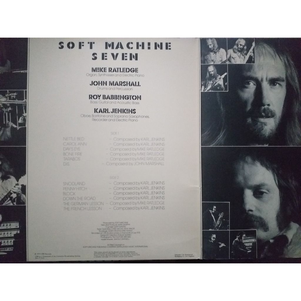 Seven (1st uk press) by Soft Machine, LP Gatefold with 0711m - Ref ...