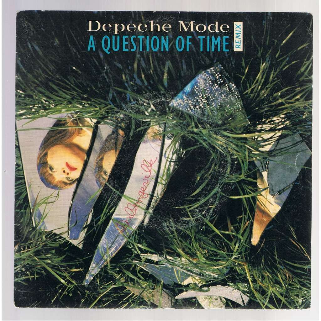 A question of time remix / black celebration live de Depeche Mode, 45T ...
