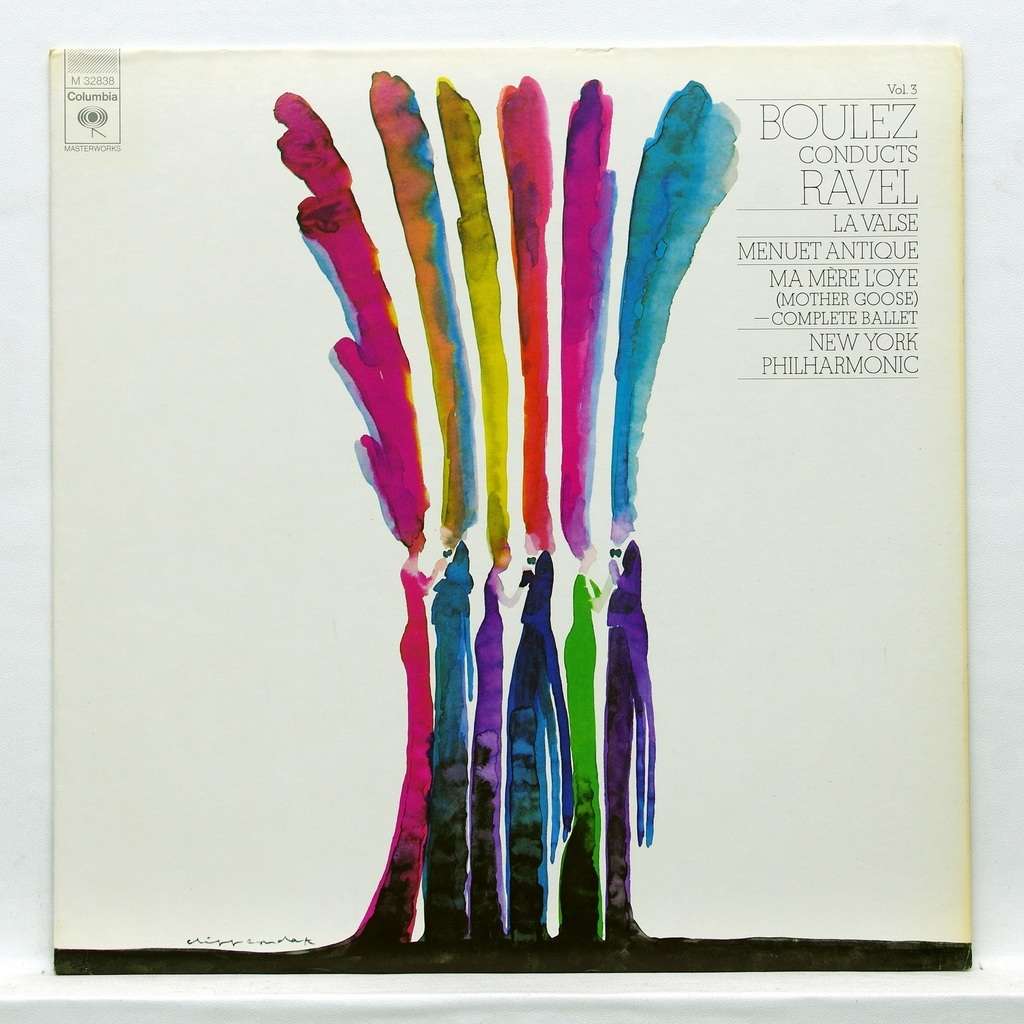 Ravel : la valse / menuet antique / ma mère l'oye by Pierre Boulez, LP ...
