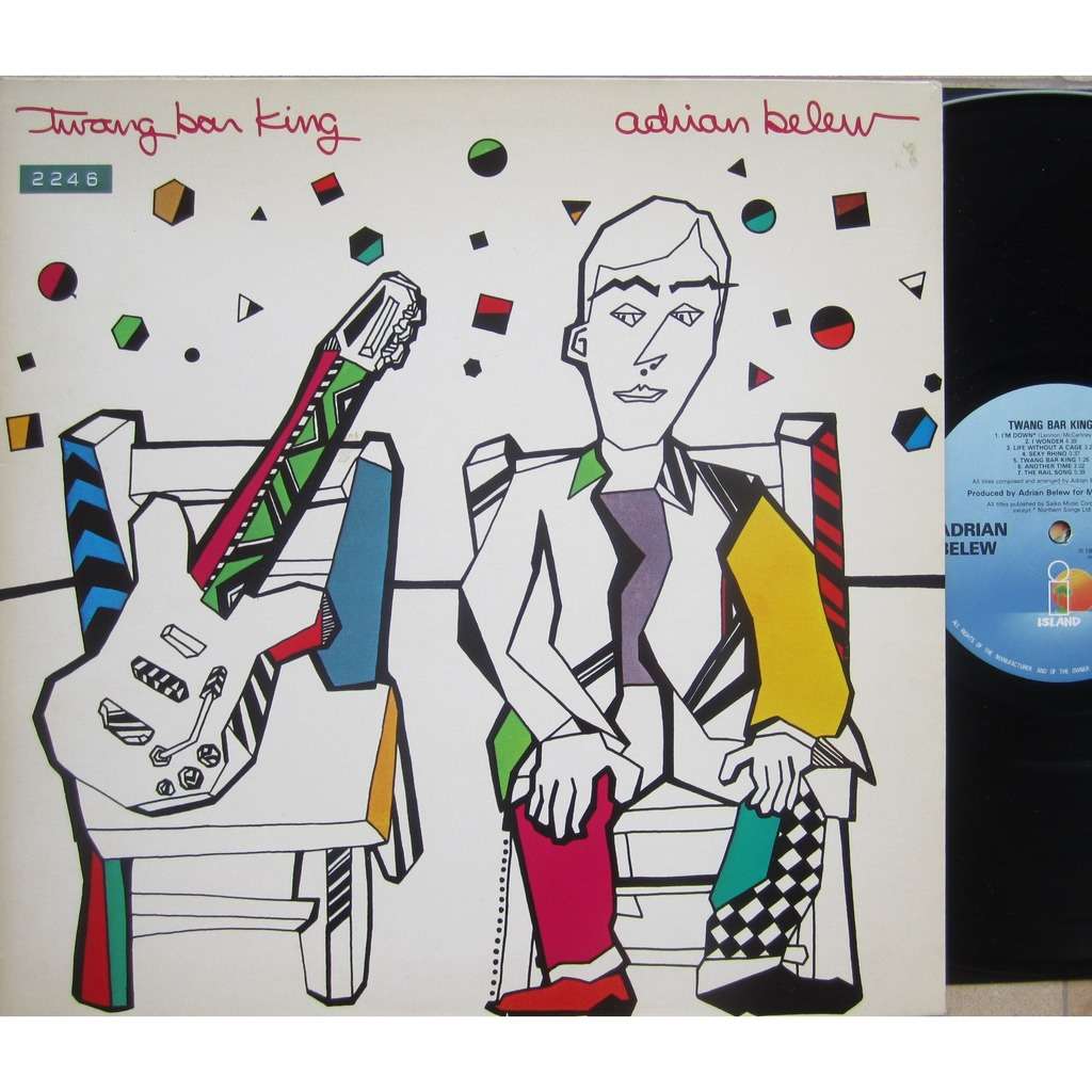 Twang bar king de Adrian Belew, 33T chez 154recordshop - Ref:3108042003