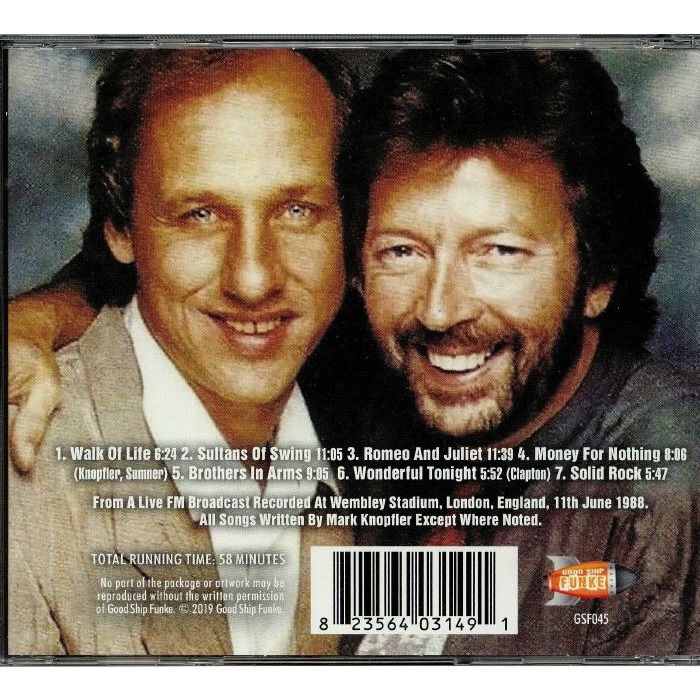 Nelson mandela benefit concert 1988 by Dire Straits & Eric Clapton, CD ...