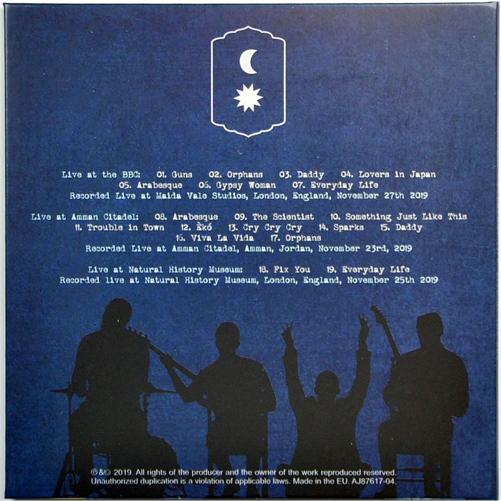 Live at bbc london england 27nov2019 everyday life promo cd cardsleeve ...