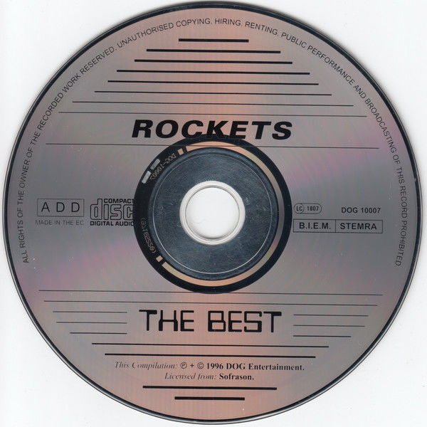 The best (1996) 16 tracks cd by Rockets, CD with forvater - Ref:119753682