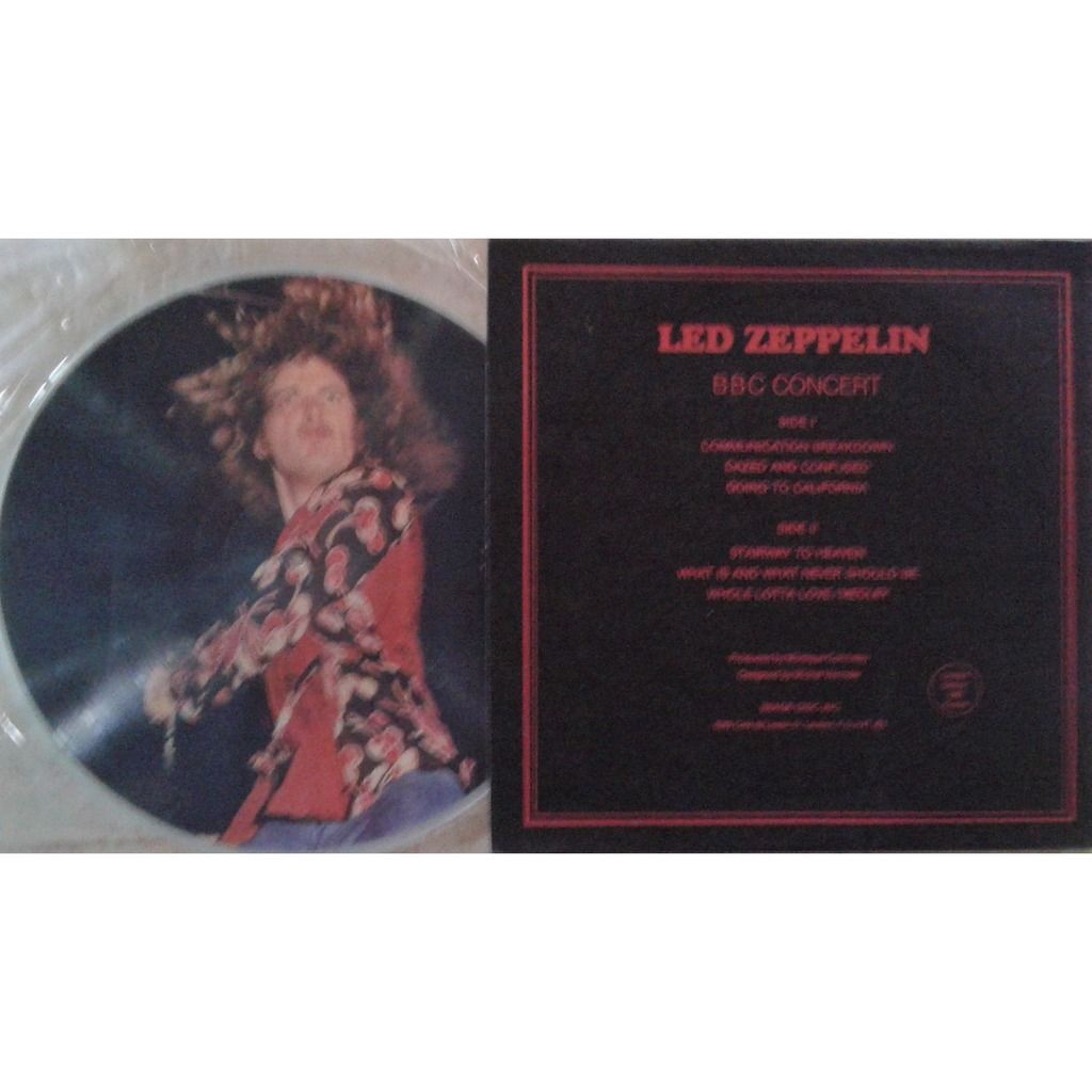 Bbc concert ltd 1000 copies lp picture disc on image disc inc lbl die ...