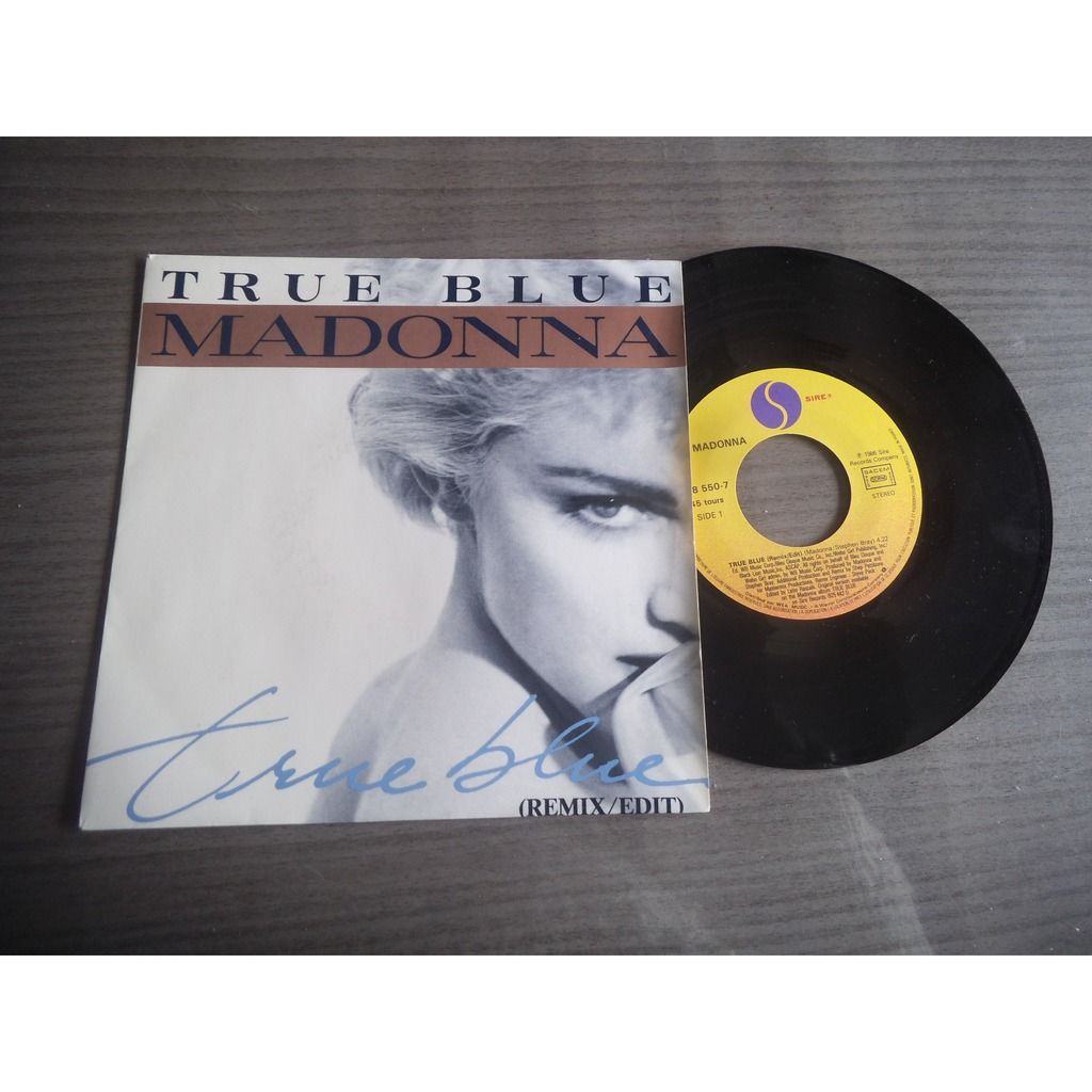 True blue ( remix edit ) / holiday de Madonna, SP chez valou02 - Ref ...