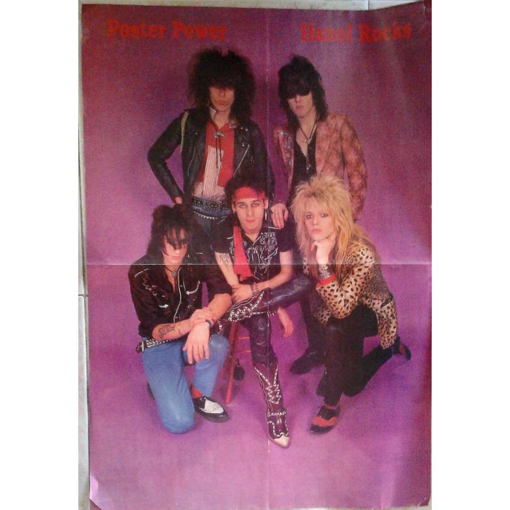Hanoi rocks (italian 90s promo poster from metal magazine!!) de Hanoi ...