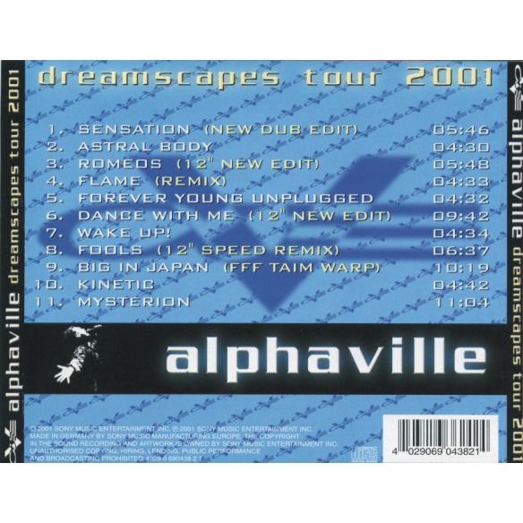 Dreamscapes by Alphaville, CD with forvater - Ref:119903961