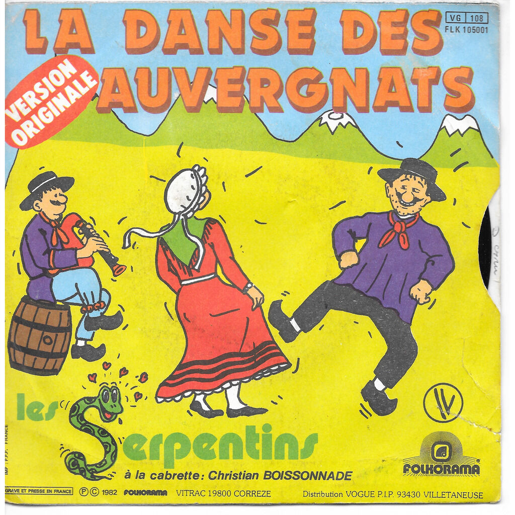 La danse des auvergnats - la danse du python de Les Serpentins, SP chez ...