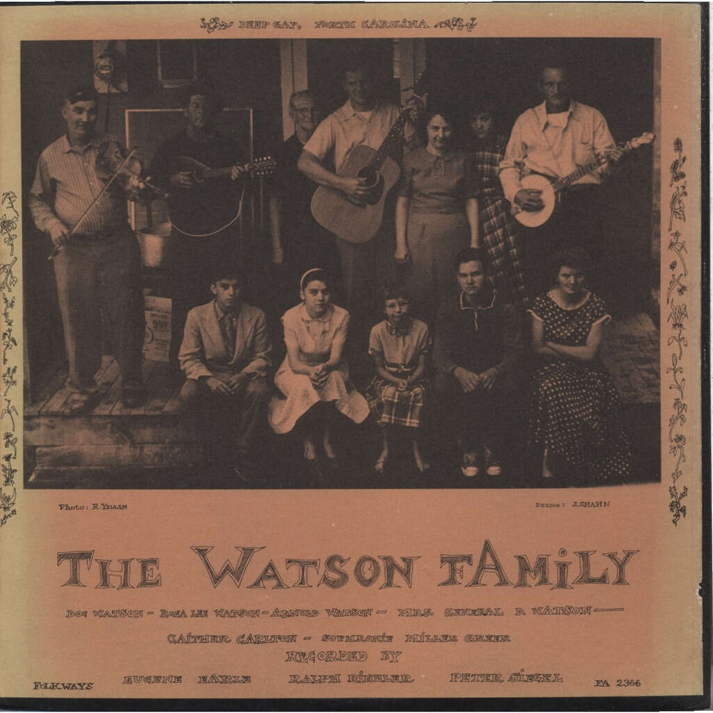The watson family (recorded by ralph rinzler) + livret - booklet 12 ...