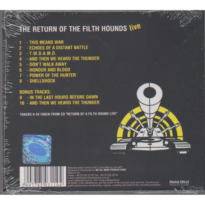 Tank the return of the filth hounds - live , CD for sale on Adrenalyn ...