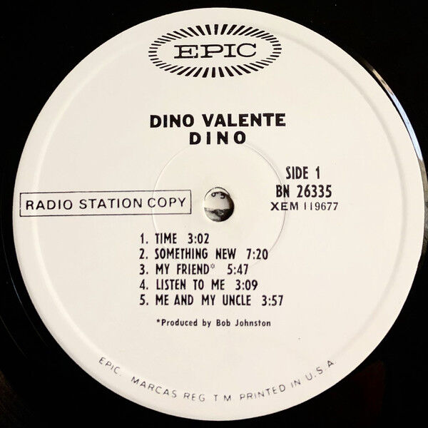 Dino valente - mono - Valente, Dino - ( LP Gatefold ) - セラー： cinemusic ...
