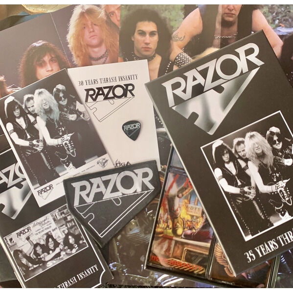 RAZOR 35 years thrash insanity. tape boxset, TAPE for sale on ...