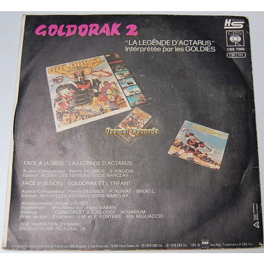 Goldorak 2 (la légende d'actarus) / goldorak et l'enfant de Les Goldies ...