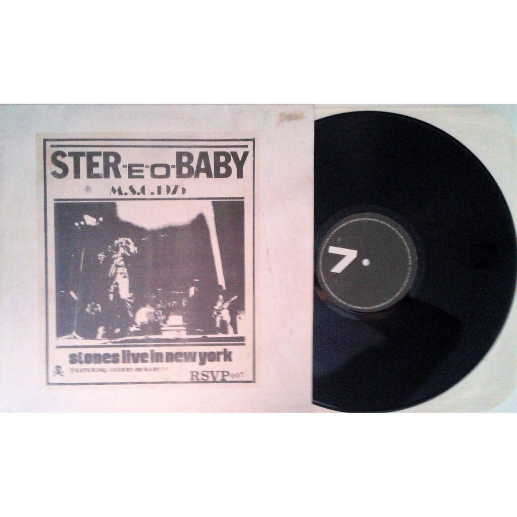 Ster-e-o baby (stones live in new york msg 1975) (usa 1978 original ...