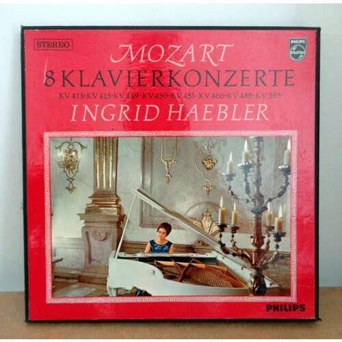 Mozart 8 klavierkonzerte de Ingrid Haebler & Colin Davis, 33T x 4 chez ...