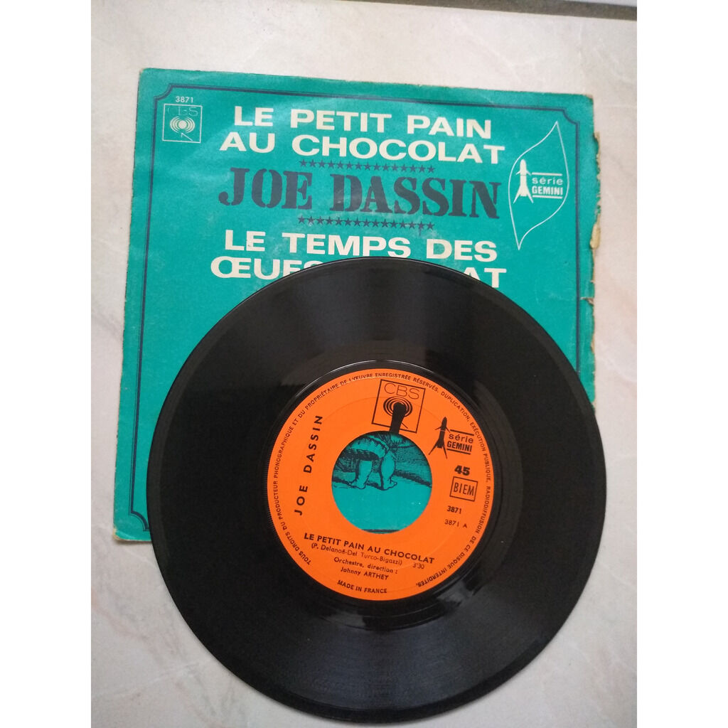 Le petit pain au chocolat de Joe Dassin, SP chez brando51 - Ref:119297280