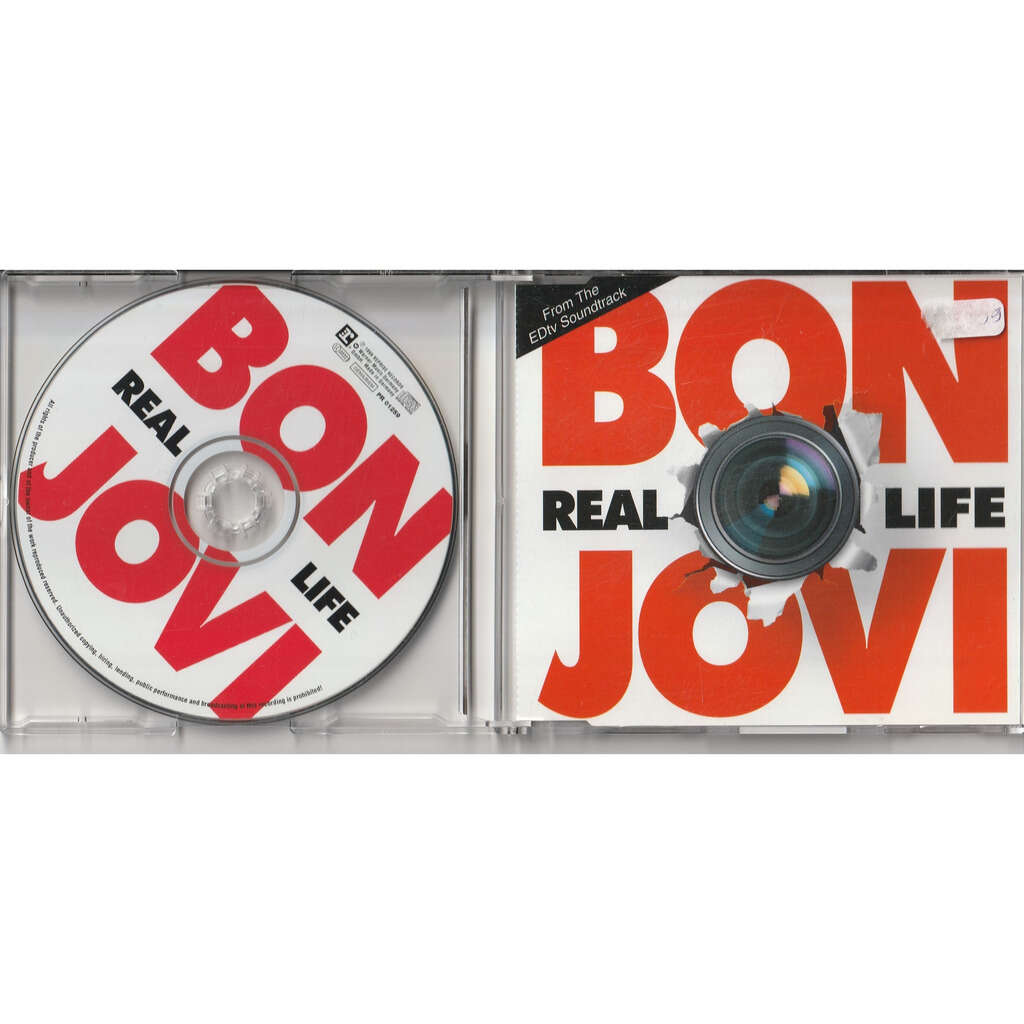 Real life promo de Bon Jovi, CDS chez rockinronnie - Ref:120064136